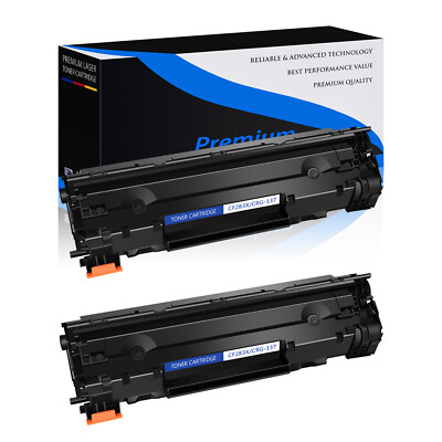 2PK Black Toner Cartridge Fit for Canon 137 ImageClass MF212w MF216n ...