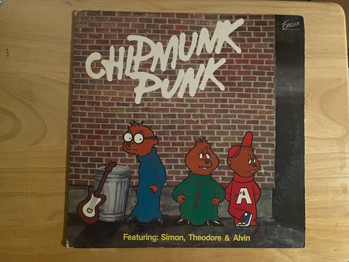 The Chipmunks ‎– Chipmunk Punk LP Excelsior XLP-6008 Alvin Simon & Theo ...