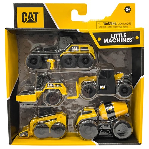CAT Little Machines 5 Pack B Dump Truck Toy Building Vehicles For Kids ...