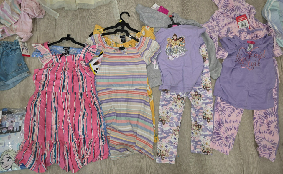 New 40-PC Costco Brands Youth Girl Clothing - Size S (6, 7, 8 ...