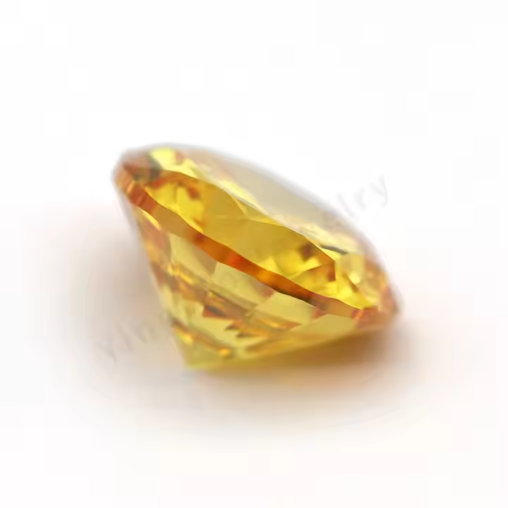 4 CT Natural Yellow Diamond, Round Cut, 10.50mm, VVS1 D Grade Certified ...
