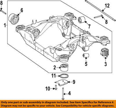 MERCEDES OEM 17-23 AMG GT 43 Suspension Mounting-Stop Rear Bolt ...