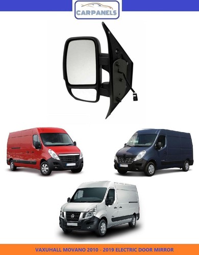 VAUXHALL MOVANO ELECTRIC DOOR MIRROR 2010 - 2019 LEFT PASSENGER SIDE ...
