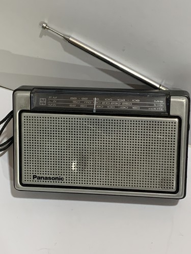 VINTAGE National Panasonic POCKET RADIO AM(MW)- LW-FM BAND 1960S-1970s ...
