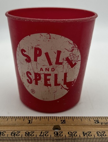 1950's Parker Bros. Vintage Spill and Spell Word Game Cup Only ...