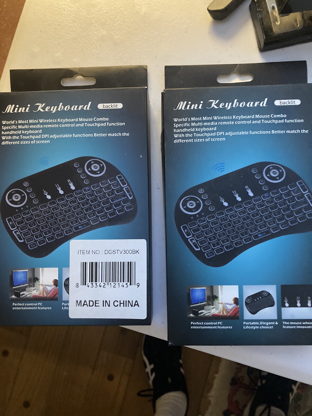 2.4GHz Wireless Mini Keyboard with Touchpad Mouse Black - backlit RoHS ...