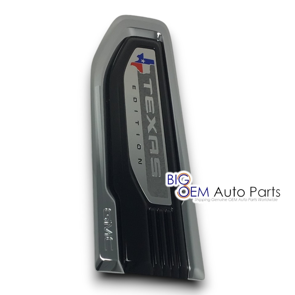 2019-2024 GMC Sierra 1500 Texas Edition Drivers Fender Emblem ...