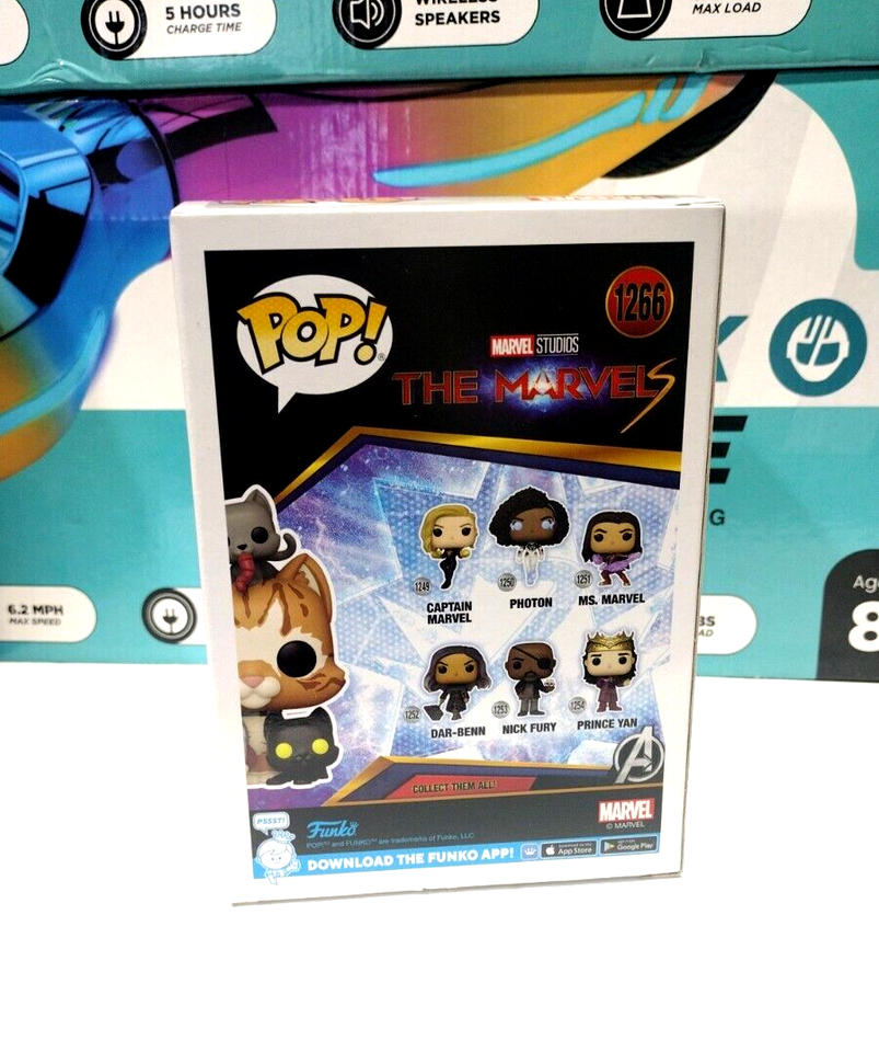 Exclusive Marvel Collector Corps The Marvels Funko Pop Goose W ...