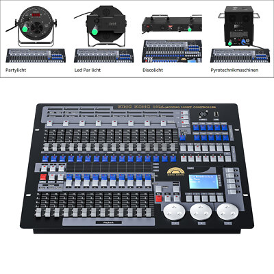 DMX Controller 1024 / 192 CH DMX Console für Disco Bühnenbeleuchtung ...