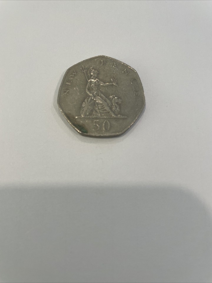 Great Britain ~50 New Pence Coin ~ 1980 ~ Elizabeth II | eBay