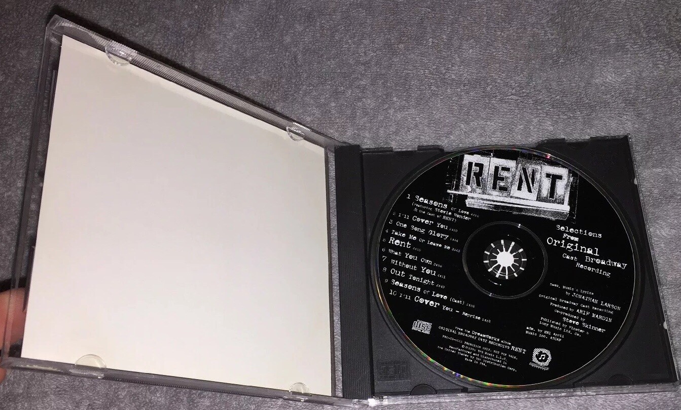 RARE PROMO Selections From Rent Original Cast Broadway Recording | eBay
