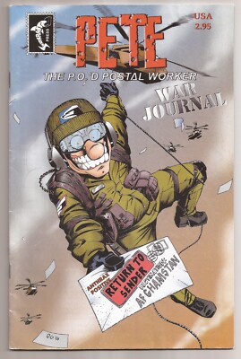Pete the P.O.'d Postal Worker Afghan War Journal #1 (Sharkbait Press ...