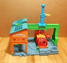 Thomas Friends TrackMaster Spin and Fix at Sodor Steamworks Train Set ...