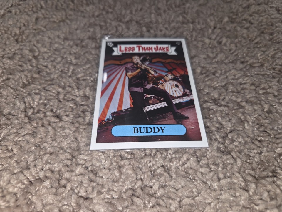 846: Less Than Jake Trading Card #13 Buddy Schaub, Garbage Pail Kids | eBay