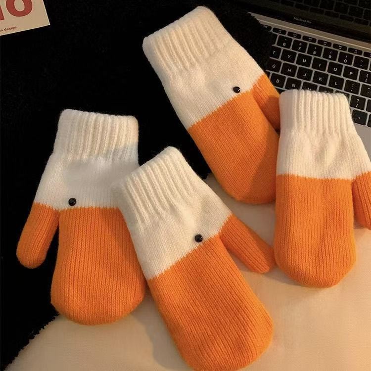 Women Silly Goose Gloves, Winter Funny Novelty Animals Gloves,Cute ...