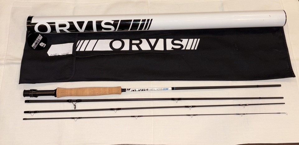 Orvis Helios 3D Fly Rod 9' Ft 4wt Line, 4 Piece with Sock and Tube | eBay