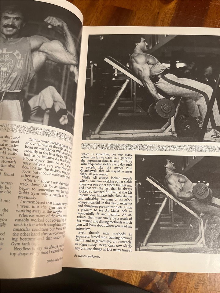 BODYBUILDING MONTHLY muscle magazine TONY PEARSON 4-84 (UK) | eBay