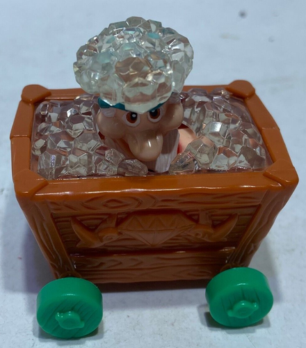 Vtg Walt Disney Snow White Dwarf Diamond Mine Cart Wheels Toy Figure ...
