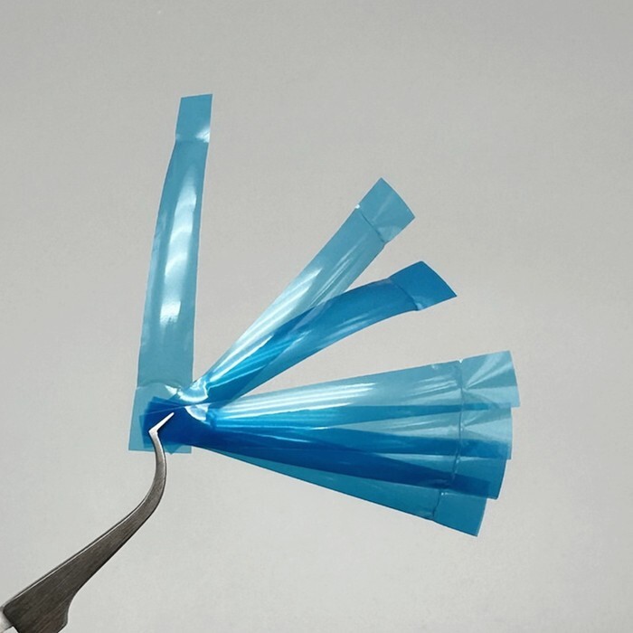 Dental Contoured Anterior Matrix Bands Polyester Blue Strip Restoration ...