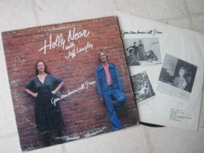 HOLLY NEAR 1976 "you can know all..." ORGNL VNTAGE US FOLK LP w/LYRIC ...