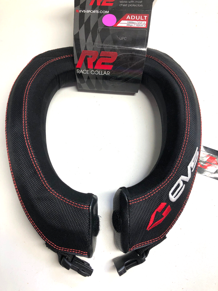 OEM Original Genuine EVS Race Collar R2 Adult 106lbs and Up 5'3" and Up ...