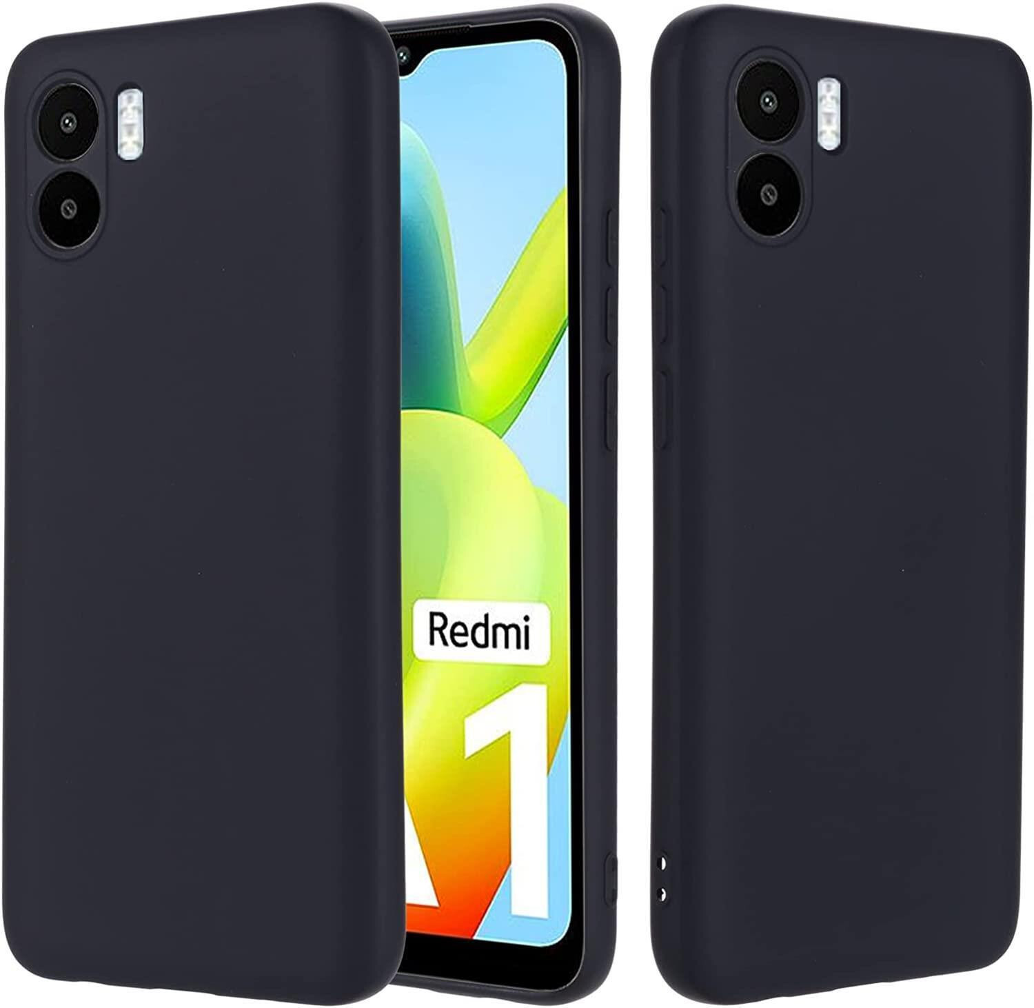 For Xiaomi Redmi A1 Case Silicone Gel Phone Cover & Glass Screen ...