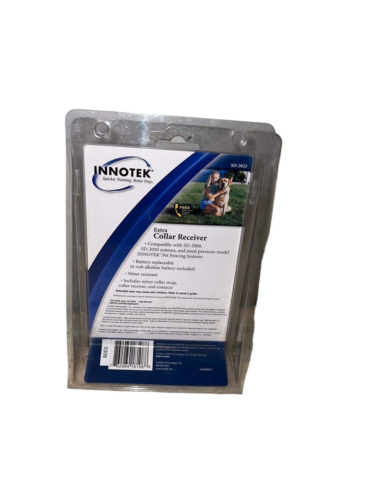 Innotek SD-2025 Replacement SD-2000-2050 Receiver Extra Collar Dog ...