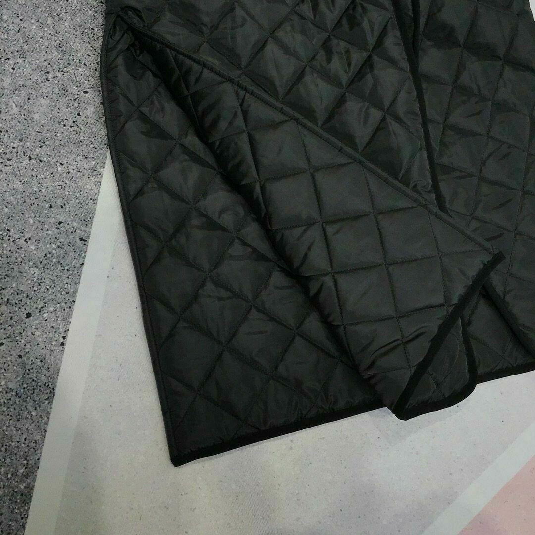 Women Long Cotton ClothingPlaid Long Coat Split Cotton Coat New XS-M ...