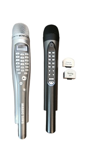 Magic Sing Magicsing Karaoke Two Microphones LP000012 Video Receiving ...