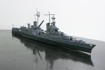 BUILT 1/700 USN PORTLAND CLASS HEAVY CRUISER CA-35 U.S.S. INDIANAPOLIS ...