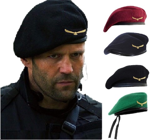 Woolen Beret Cap, Rajputana Cap, Traditional Army Style Cap, Classic ...