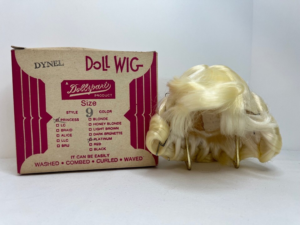 Dollspart Doll Wigs Dynel NOS Sizes 5-14 New Mohair Human Hair ...