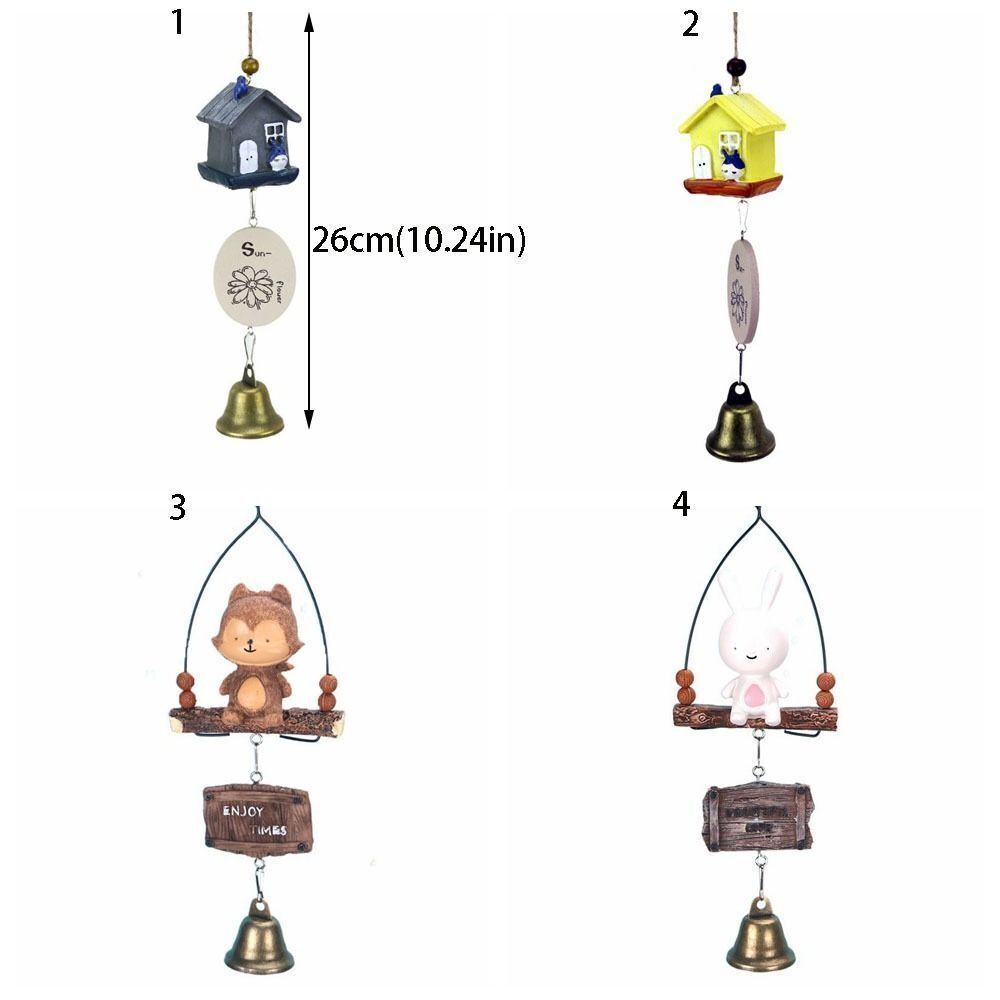 Cartoon Wind Chime Metal Home Pendant New Rabbit Pendant | eBay