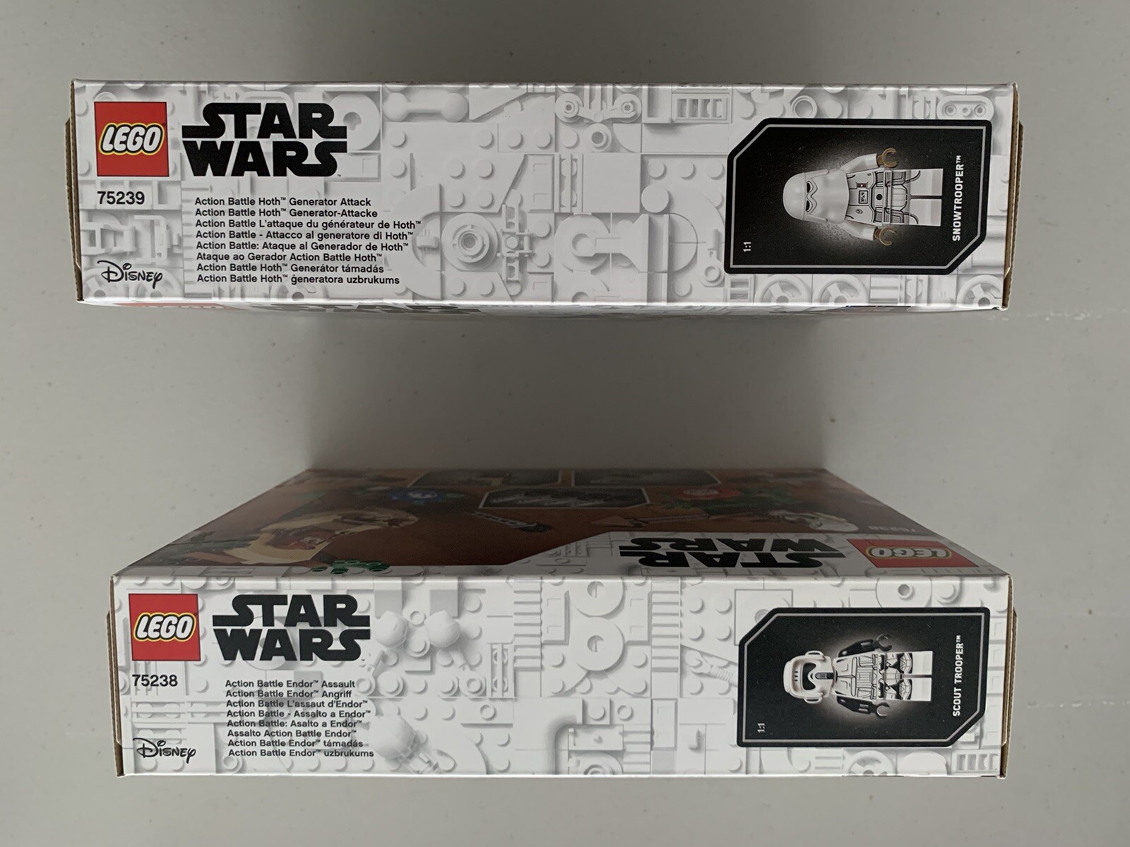 BRAND NEW Lego Star Wars 75238 & 75239 Endor Assault & Hoth Generator ...