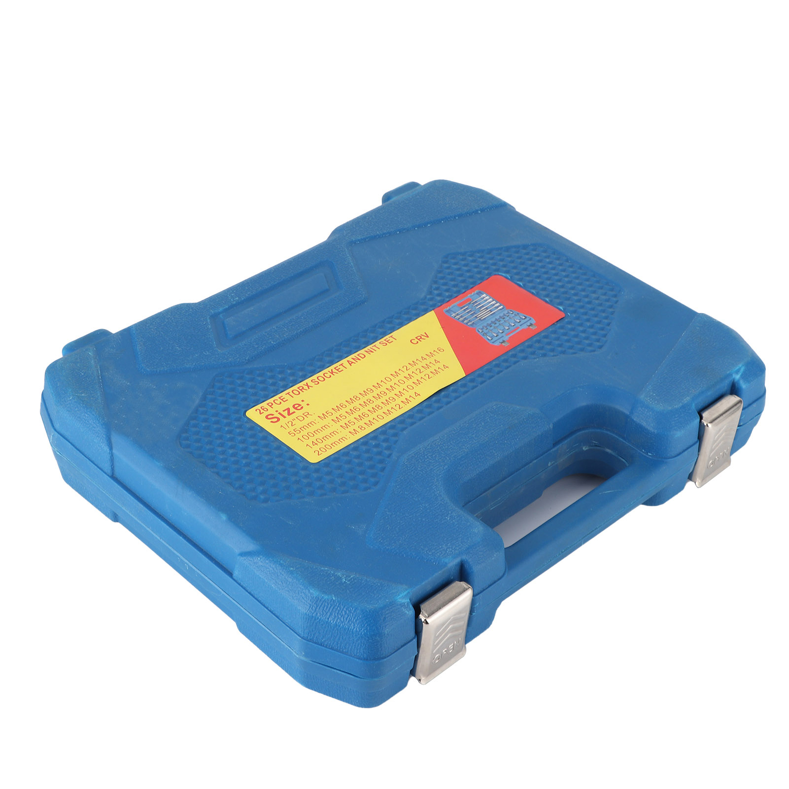 AGS 26pcs 1/2in Square Socket Bit Set 12 Point Square Spline Bit XZN ...