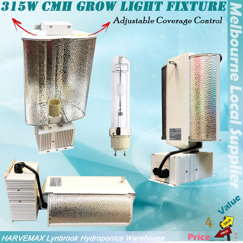 New Tech Adjustable 315W CMH / CDM Grow Light Fixture O/ 315W Full ...