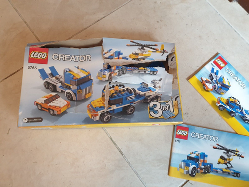 Lego 5765 Creator 3 in 1 Transport Truck and Helicopter Set, not sure ...