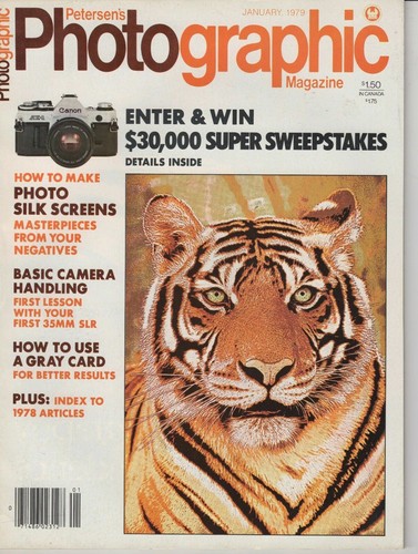 Petersen's Photographic Magazine - January 1979 - Volume 7 Number 9 | eBay