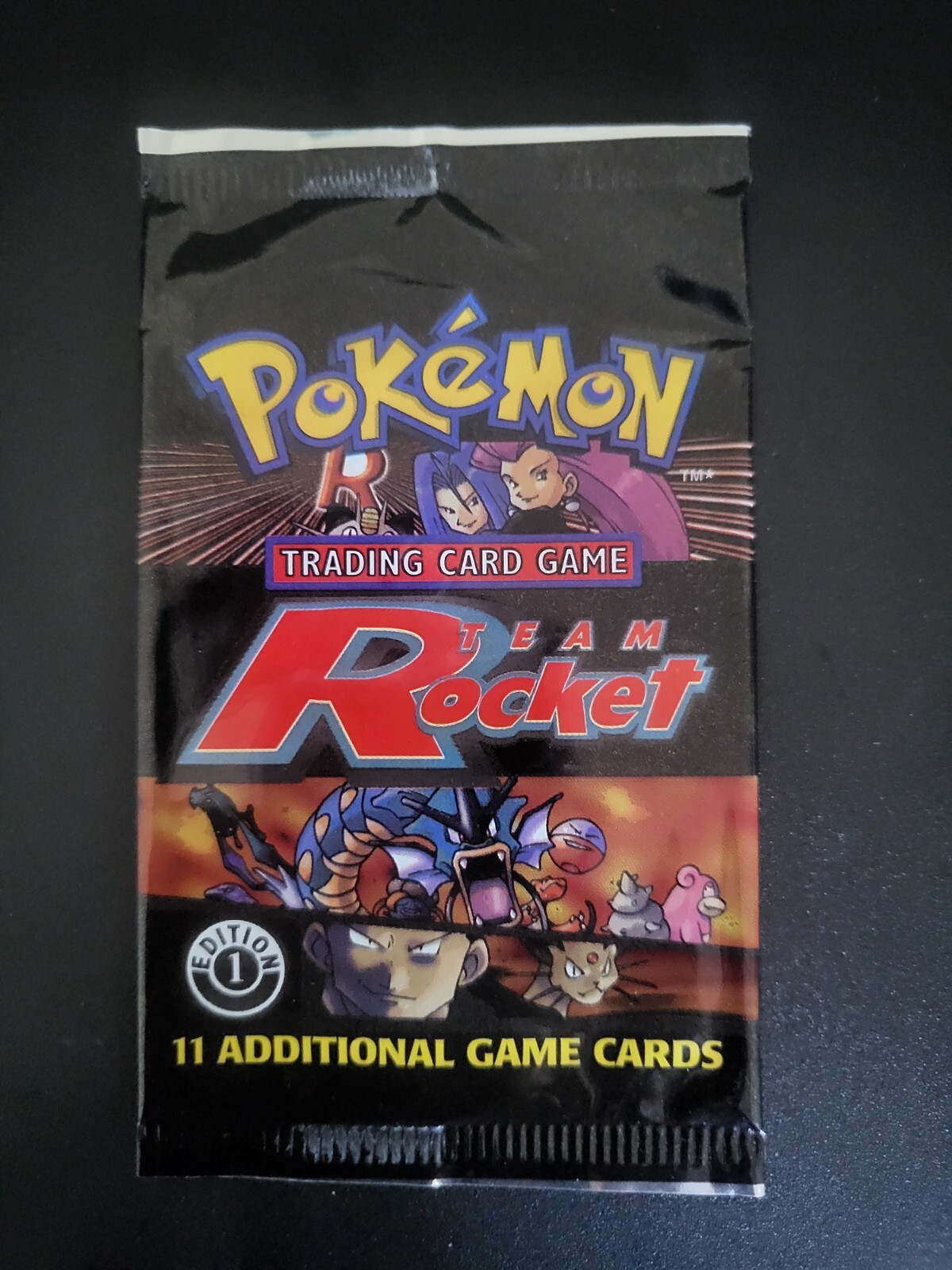Pokémon TCG Team Rocket 1st Edition Booster Wrapper/Box Top - Choose ...
