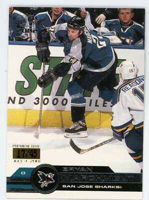 2001-02 Pacific Bryan Marchment Premiere Date #338 #17/45 Sharks | eBay