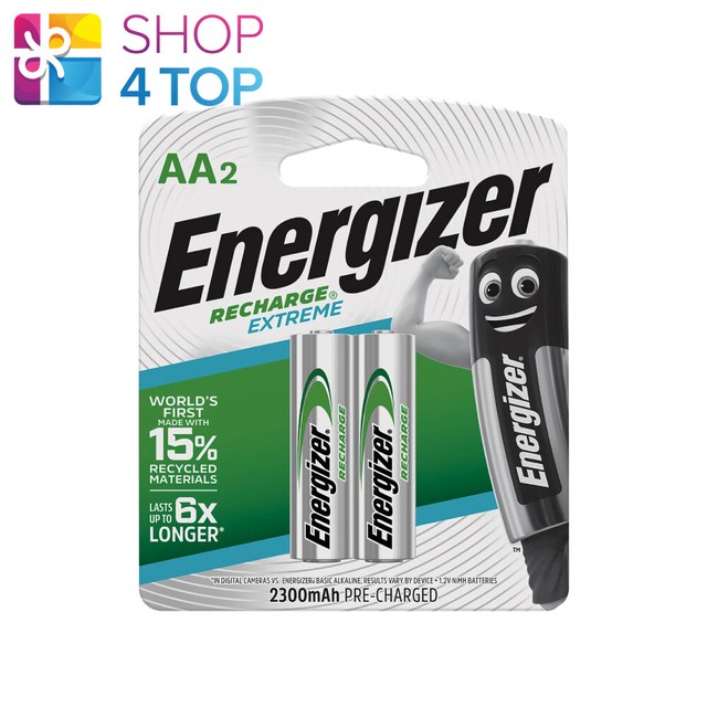 6 ENERGIZER ACCU RECHARGE EXTREME AA HR6 BATTERIES 1.2V 2300mAh MIGNON ...