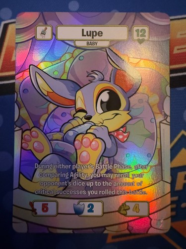 Neopets Battledome TCG 25th Anniversary Baby Lupe | eBay