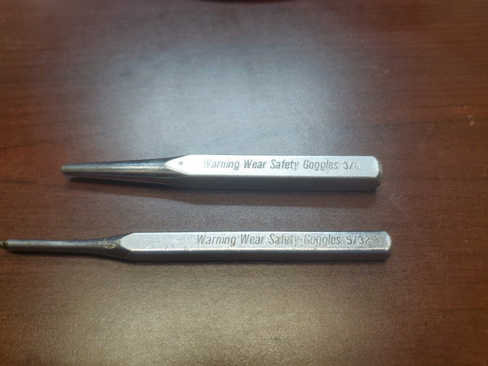 CRAFTSMAN Center Punch set 3/8" 42861 and 5/32" 42884 Made In USA | eBay