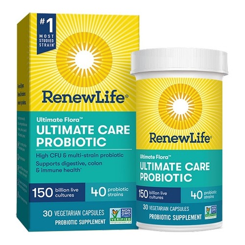 Ultimate Flora Soin Probiotique 150 Milliard 30 Comprimé Veg Par ReNew ...