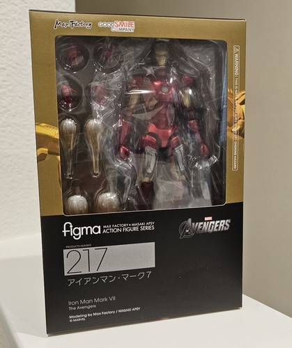 Figma No. 217 IRON MAN MARK VII Avengers Max Factory Action Figure USA SELLER | eBay