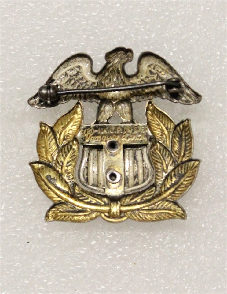 USMS 2073 - Merchant Marine Officer's Garrison Cap Badge - WWII ...