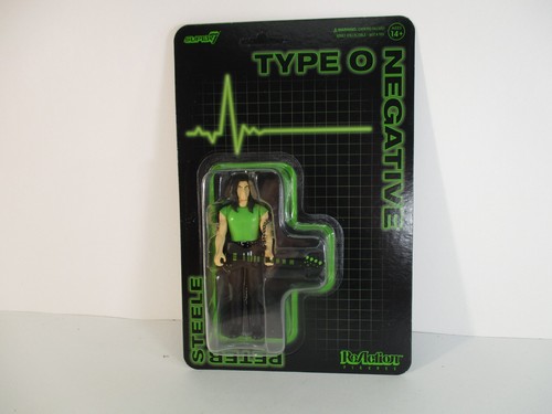 SUPER7 TYPE O NEGATIVE REACTION ACTION FIGURE PETER STEELE MOC NEW | eBay