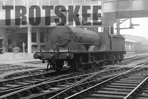 35mm Negative SR Southern Railway Steam Loco 3029 Exeter Central 1945 ...