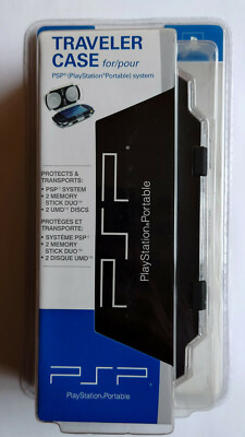 Official Sony PlayStation Portable PSP Hard Shell Traveler Case Brand ...