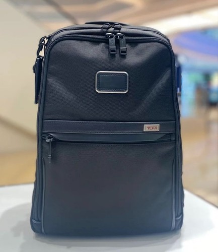 TUMI ALPHA3 SLIM BACKPACK Nylon Leather BLACK Outlet Product | eBay